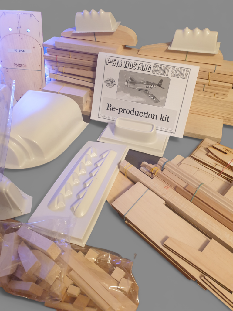 GS P51-B Reproduction kits – Full Kit – Planes Revived